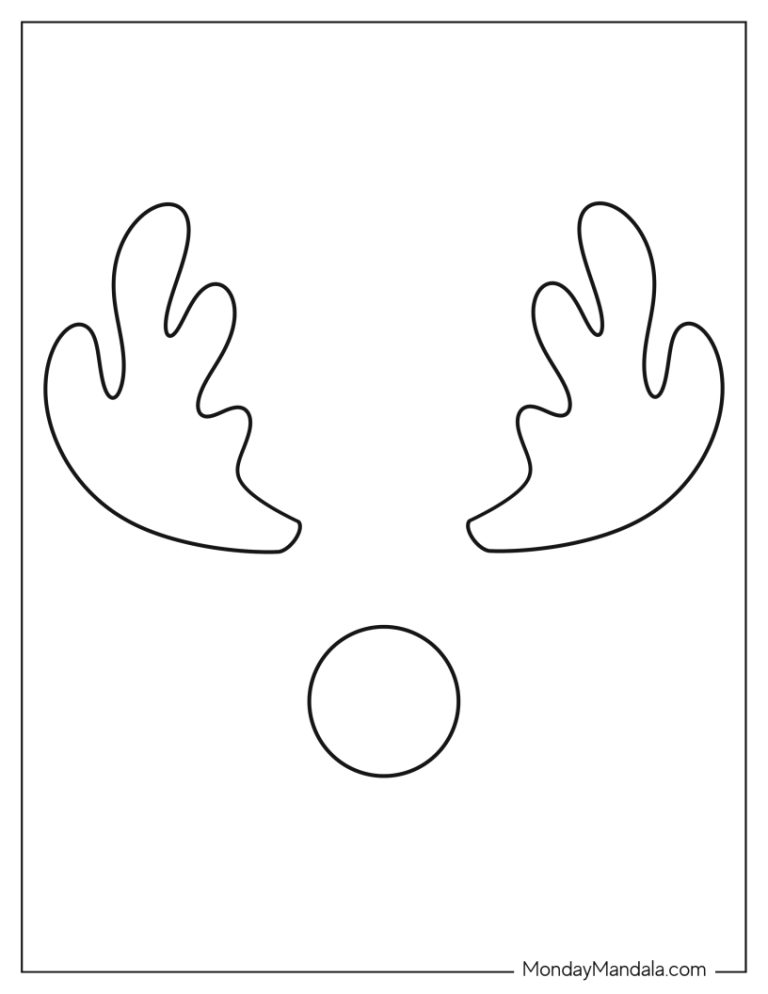 42 Reindeer Templates Free PDF Printables 