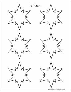 100 Star Templates (Free PDF Printables)