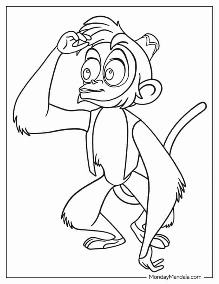 30 Aladdin & Jasmine Coloring Pages (Free PDF Printables)