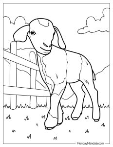 33 Goat Coloring Pages (Free PDF Printables)