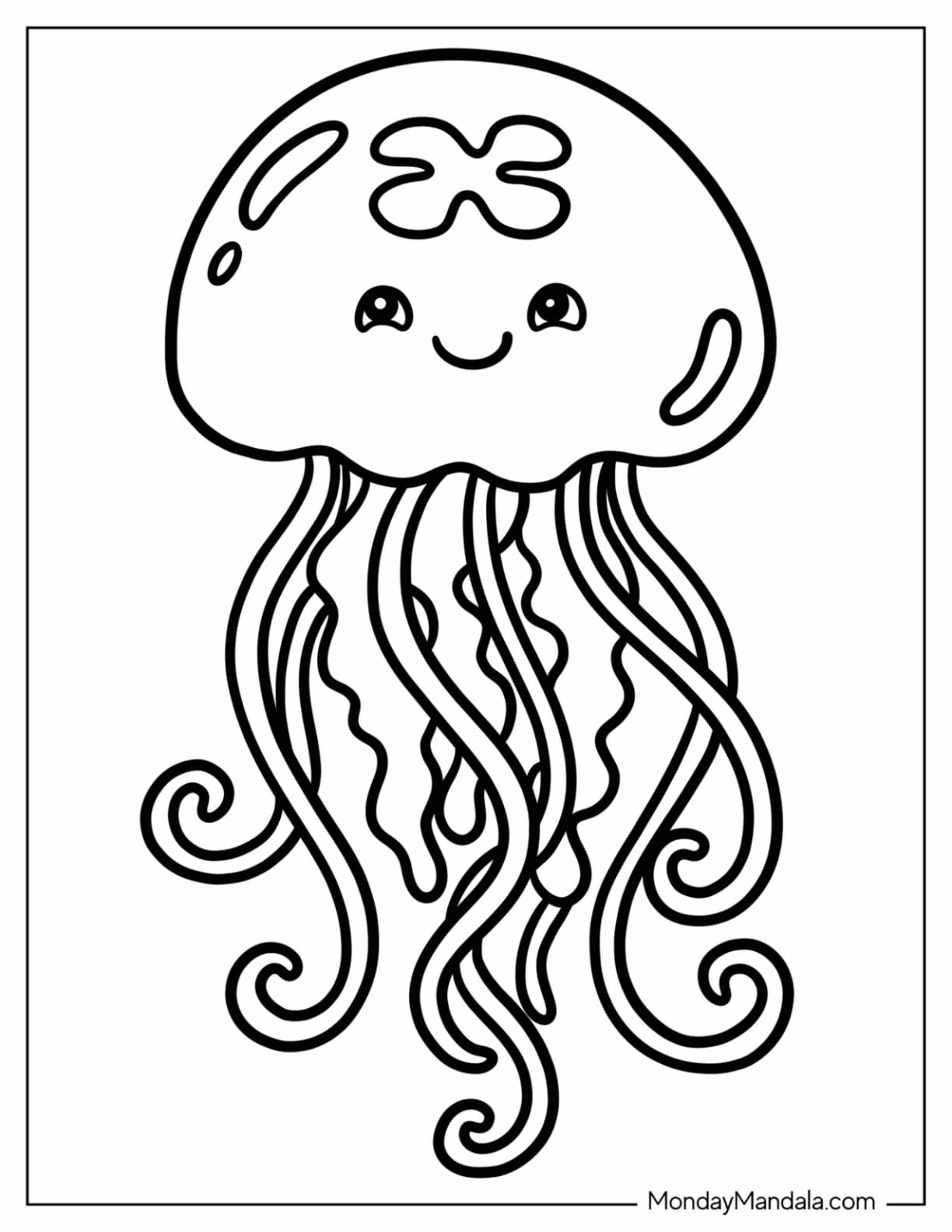 38 Jellyfish Coloring Pages (Free PDF Printables)