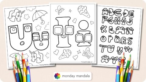 28 Alphabet Lore Coloring Pages (Free PDF Printables)