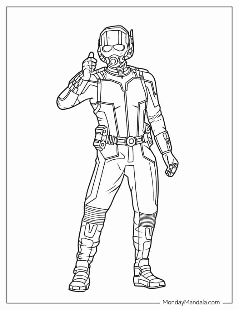 30 Marvel Avengers Coloring Pages (Free PDF Printables)