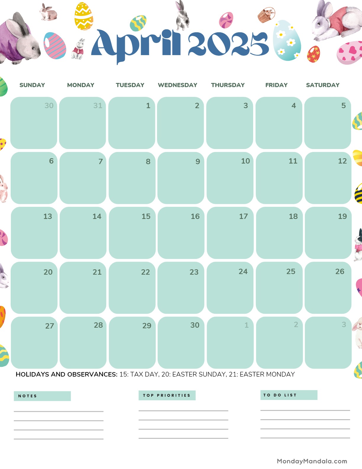 Easter 2025 Calendar Date Usa Gilda Julissa