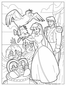 28 Ariel Coloring Pages (Free PDF Printables)