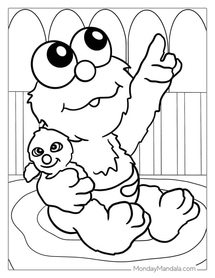 24 Elmo Coloring Pages (Free PDF Printables)