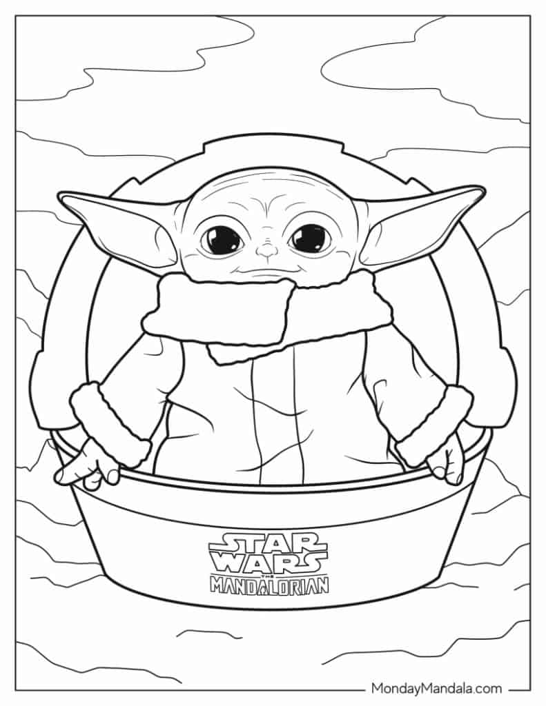 Star Wars Coloring Pages Yoda Star Wars Coloring Pages Yoda