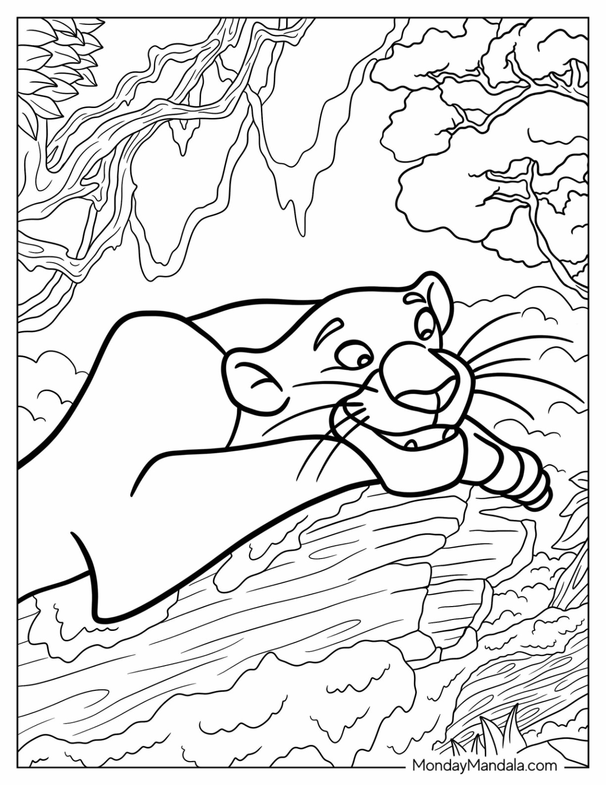 Alphablocks Coloring Pages Jungle Book Printable Infoupdate