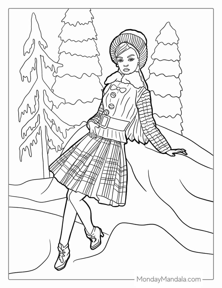 58 Barbie Coloring Pages (Free PDF Printables)