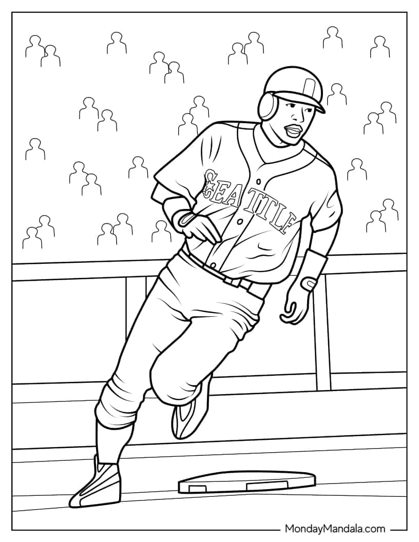 20 Baseball Coloring Pages (Free PDF Printables)
