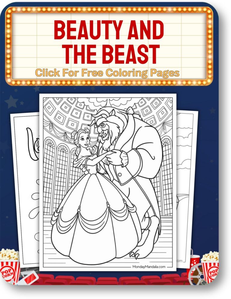 2,000 Kids Movie Coloring Pages (Free PDF Printables)
