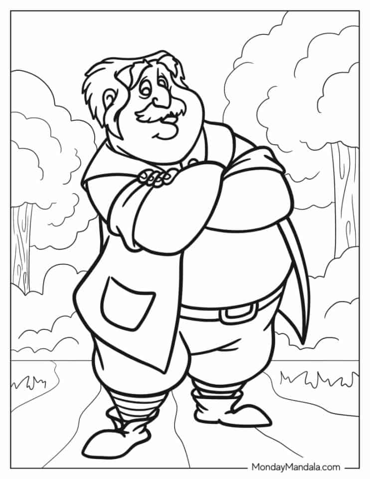26 Beauty And The Beast Coloring Pages (Free PDF Printables)