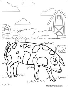 36 Pig Coloring Pages (Free PDF Printables)