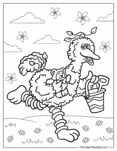 26 Sesame Street Coloring Pages (Free PDF Printables)