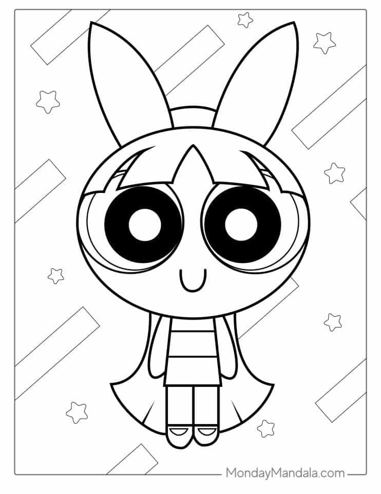 28 Powerpuff Girls Coloring Pages (Free PDF Printables)
