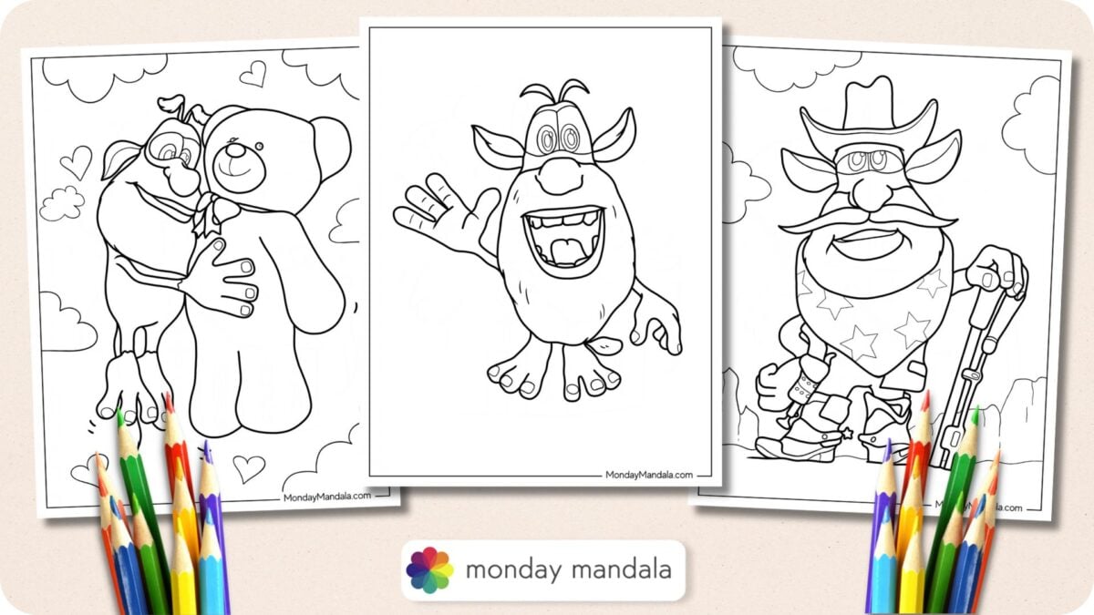 20 Booba Coloring Pages (Free PDF Printables)