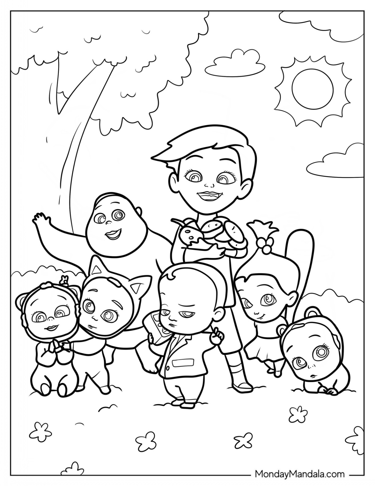 Boss Coloring Pages Boss Coloring Pages