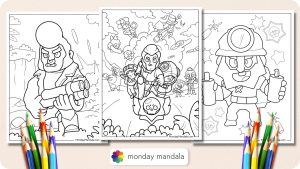 25 Brawl Stars Coloring Pages (Free PDF Printables)