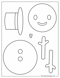 26 Snowman Templates (Free PDF Printables)