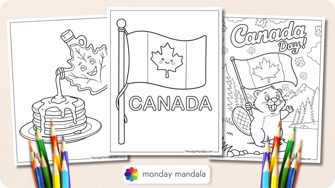 25 Canada Coloring Pages (Free PDF Printables)