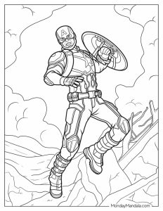 20 Captain America Coloring Pages (Free PDF Printables)