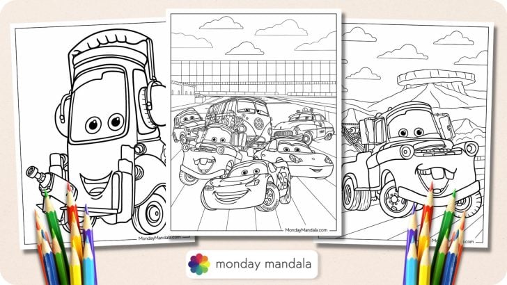 24 Disney Cars Coloring Pages (Free PDF Printables)