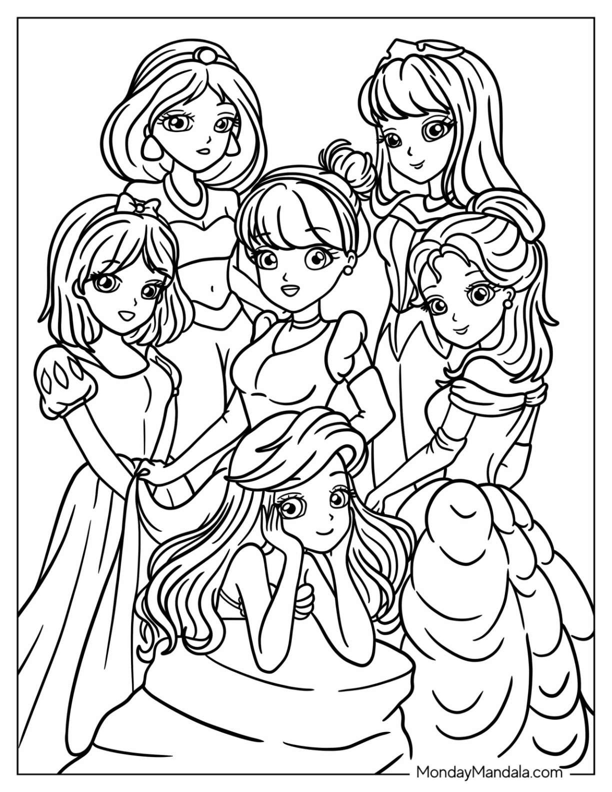 Good Morning Disney Princess Images With Names Free To Print And Color Good Morning Disney Princess Images With Names Free To Print And Color
