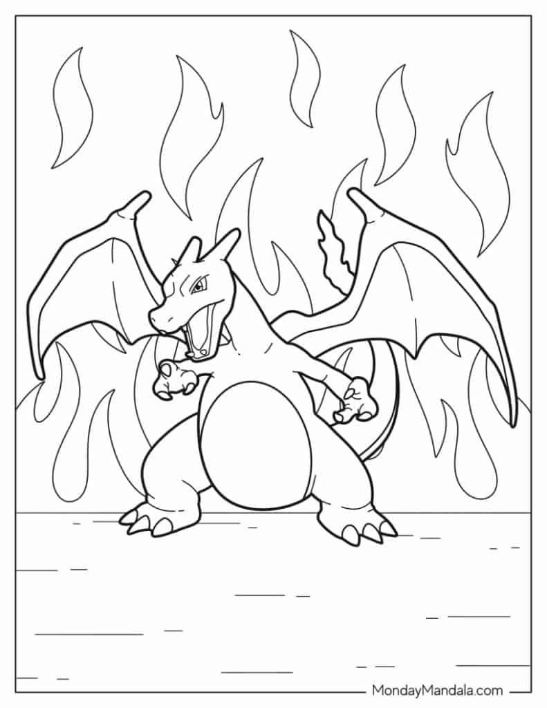 Charizard Coloring Pages Printable Free Coloring Pages To Print