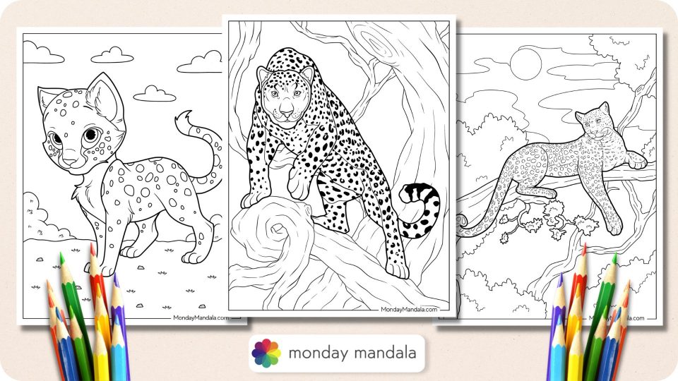 20 Cheetah Coloring Pages (Free PDF Printables)