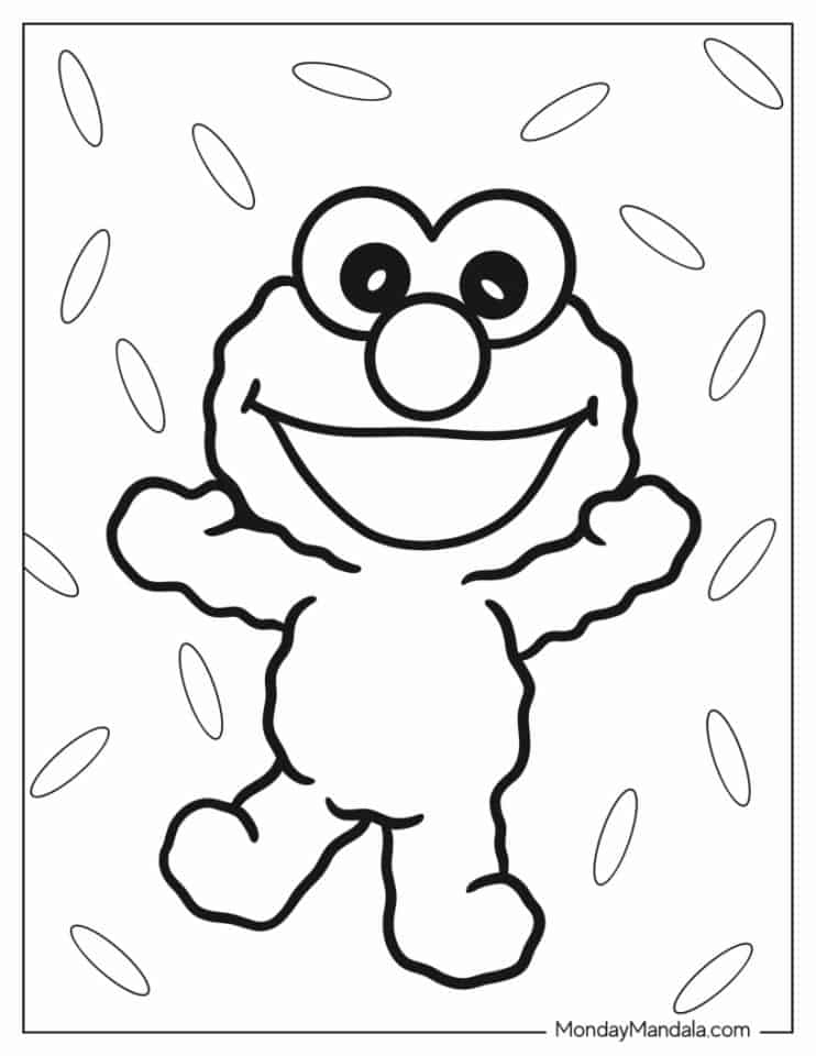 26 Sesame Street Coloring Pages (Free PDF Printables)