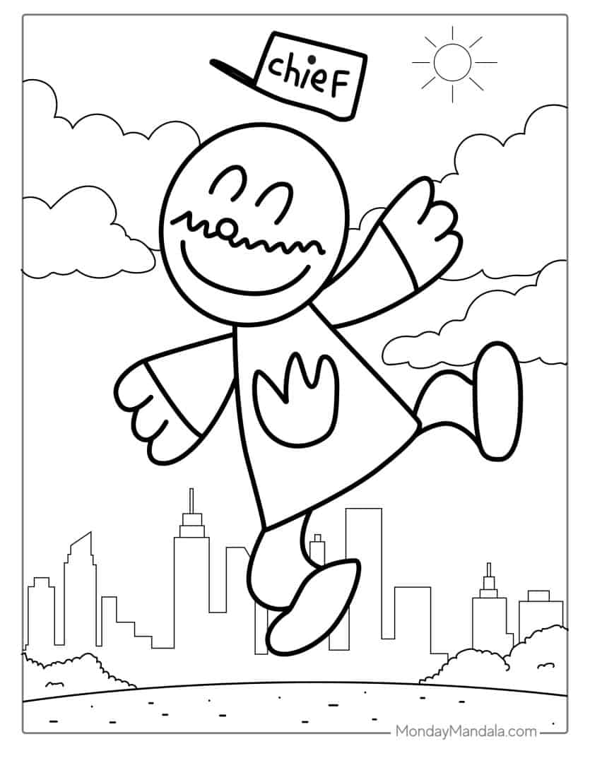 19 Dog Man Coloring Pages (Free PDF Printables)