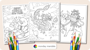 22 Chinese New Year Coloring Pages (Free PDF Printables)
