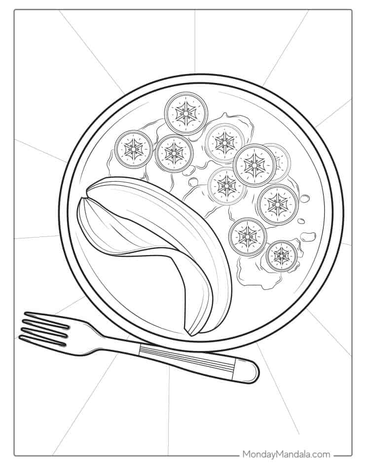 35 Banana Coloring Pages (Free PDF Printables)