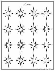 100 Star Templates (Free PDF Printables)