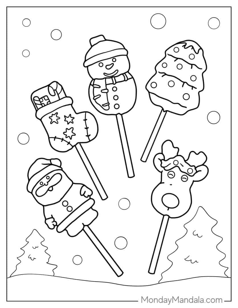 20 Lollipop Coloring Pages (Free PDF Printables)