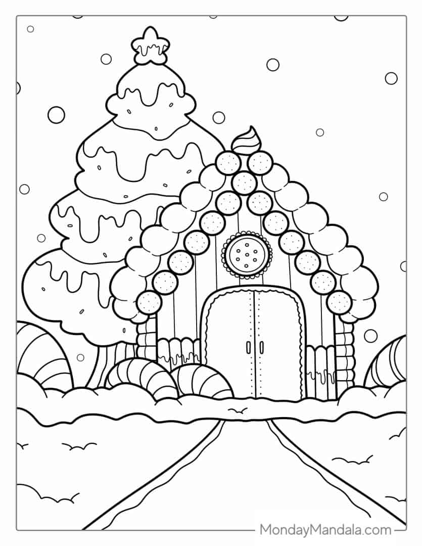 52 Christmas Tree Coloring Pages (Free PDF Printables)