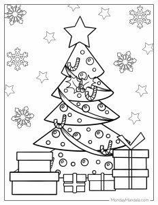 20 Christmas Present Coloring Pages (Free PDF Printables)