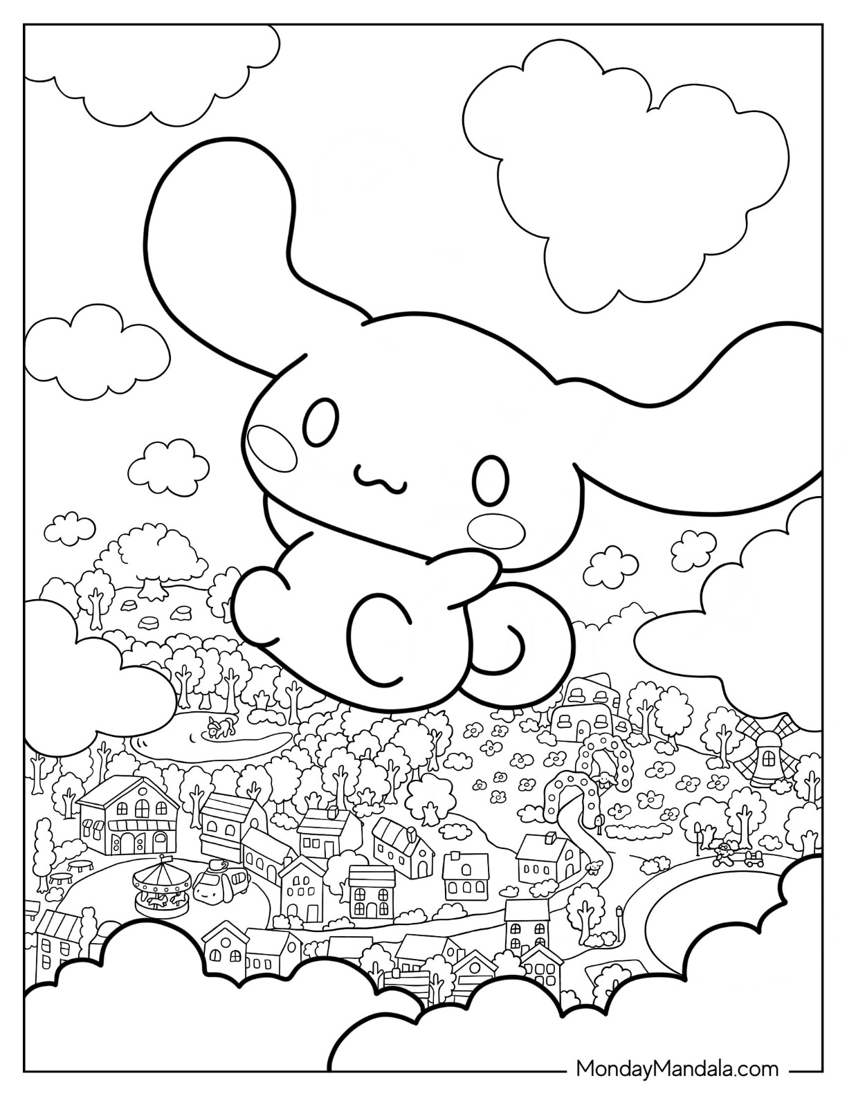 Cinnamoroll Coloring Pages Printable Jenny Printable