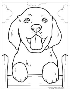 32 Puppy Coloring Pages (Free PDF Printables)