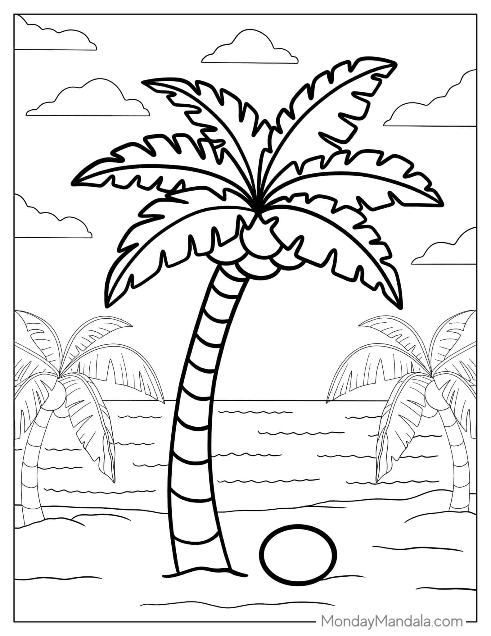 38 Tree Coloring Pages (Free PDF Printables)