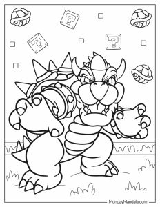 26 Bowser Coloring Pages (Free PDF Printables)