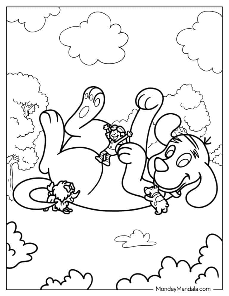 20 Clifford Coloring Pages (Free PDF Printables)