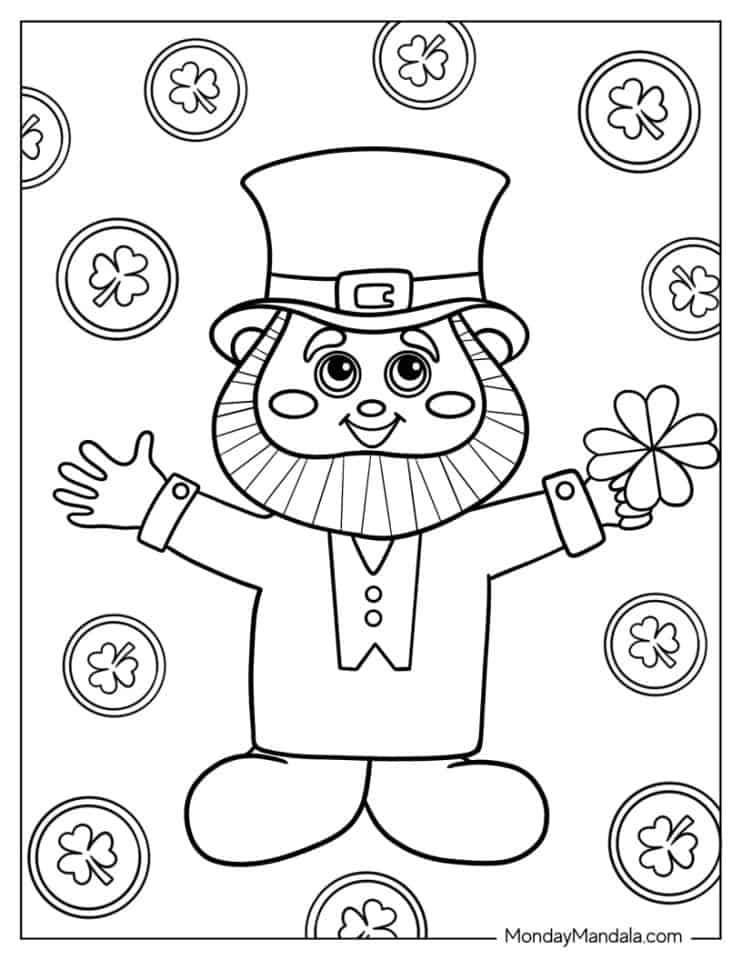 St. Patrick's Day Coloring Pages (Free PDF Printables)