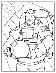 36 Astronaut Coloring Pages (Free PDF Printables)