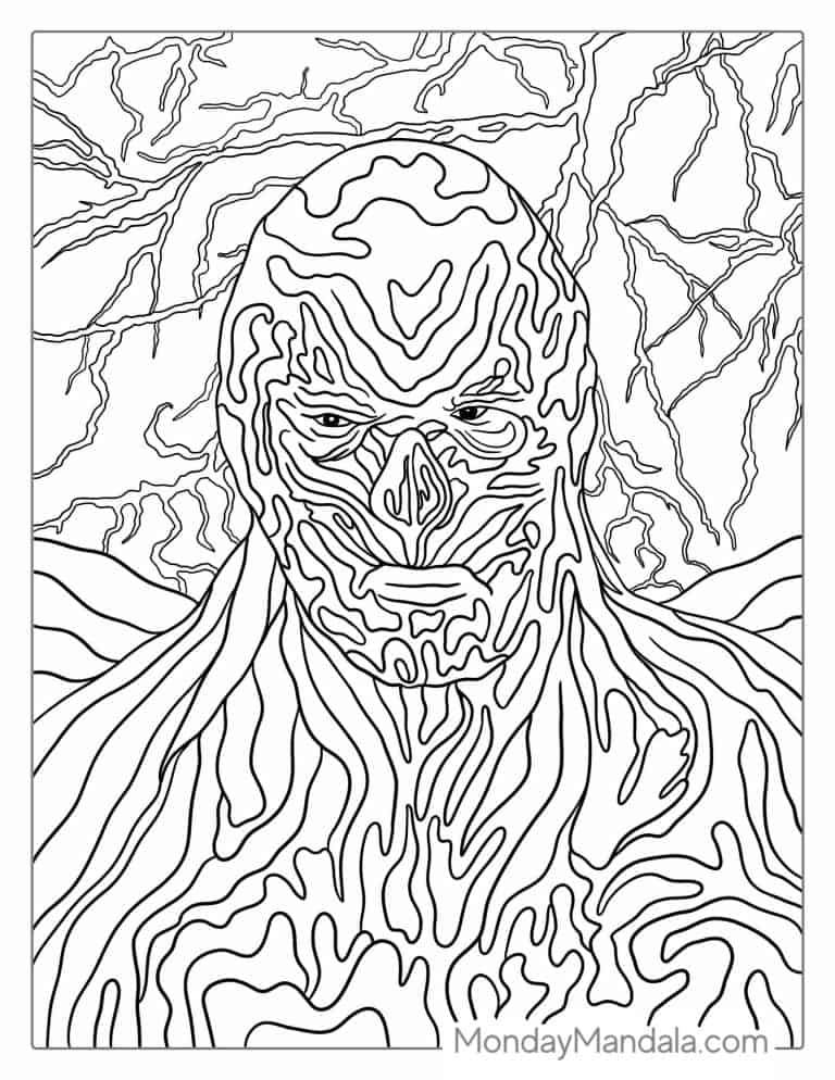 20 Stranger Things Coloring Pages (Free PDF Printables)