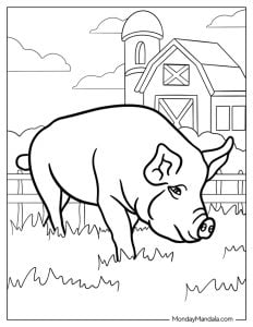 36 Pig Coloring Pages (Free PDF Printables)