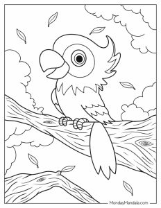 22 Parrot Coloring Pages (Free PDF Printables)