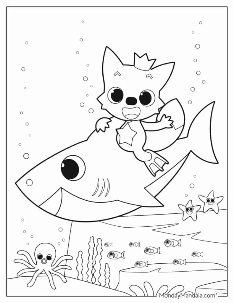 Shark Coloring Pages For Kids