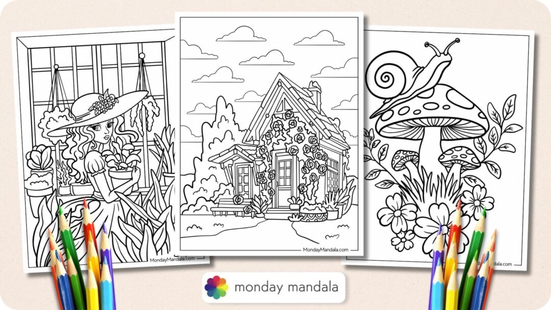 20 Wednesday Coloring Pages (Free PDF Printables)