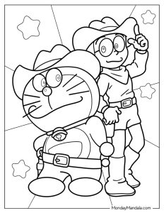 20 Doraemon Coloring Pages (Free PDF Printables)